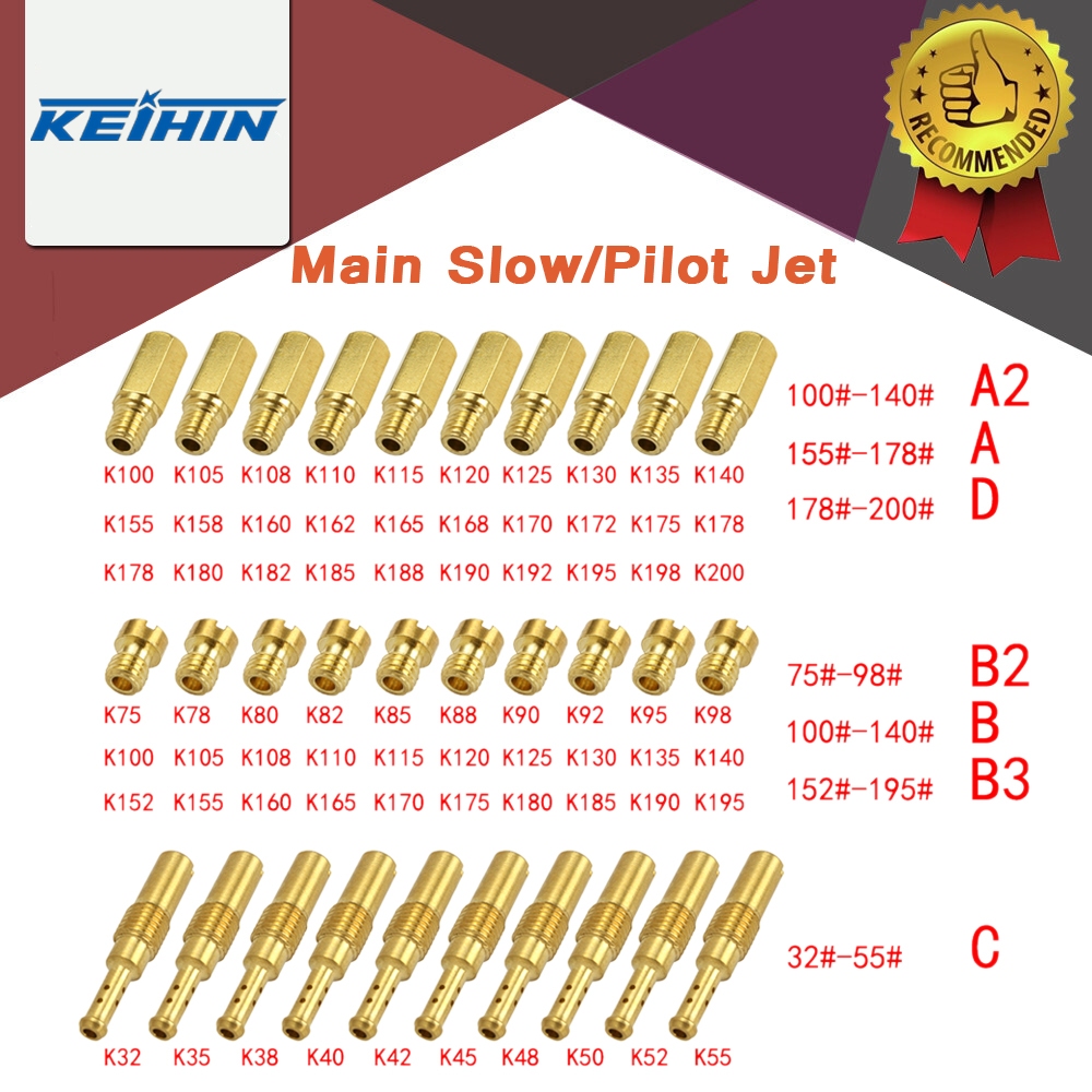 Jual 20Pcs/Set Mortorcycle Main Slow/Pilot Jet Scooter PWK PE PWL PWM OKO CVK EVO Carburetor ...