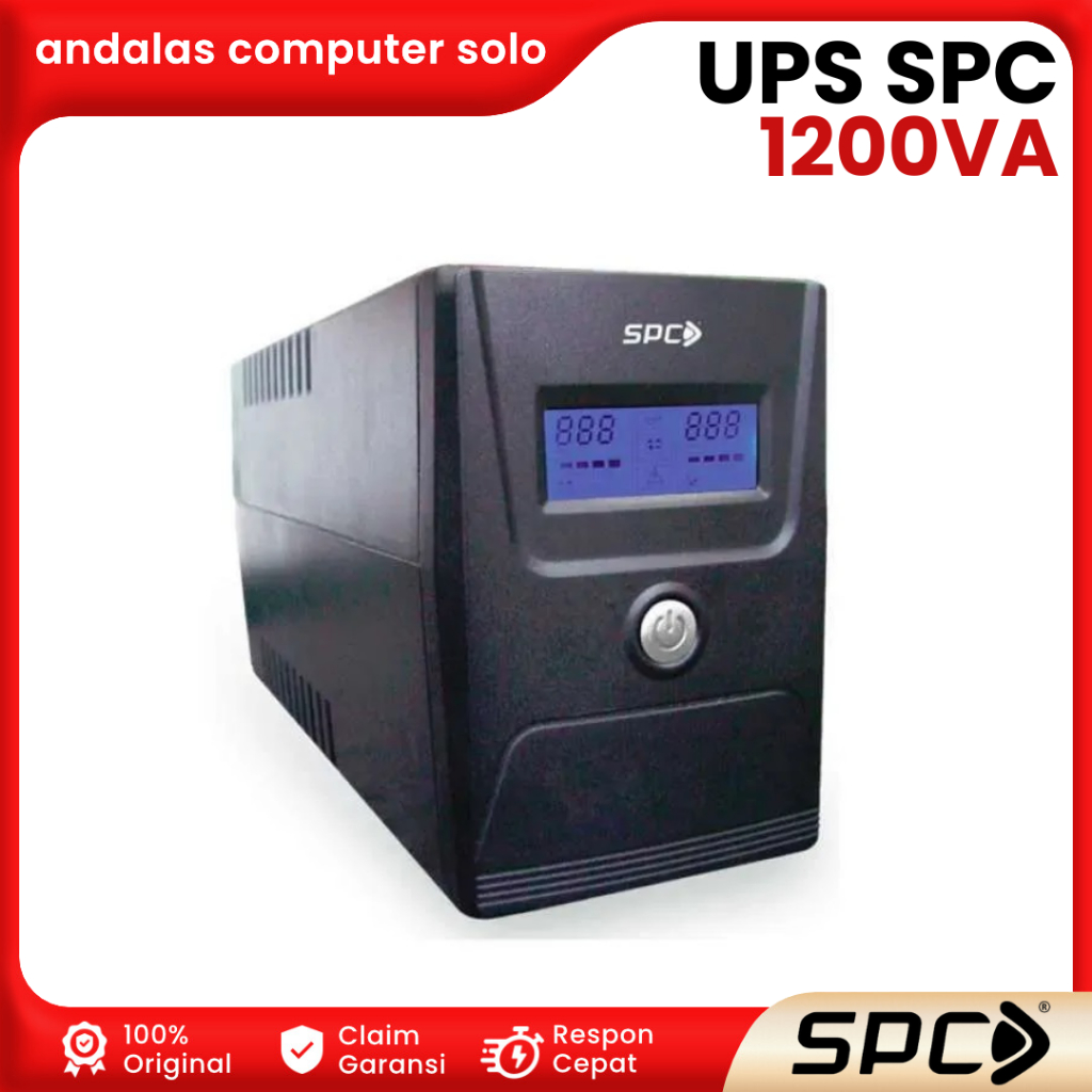 Jual UPS stabilizer stavolt penyimpanan daya listrik SMART SPC 1200 VA ...