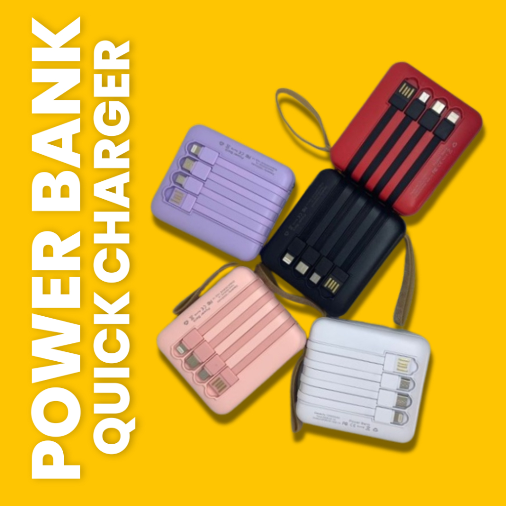 Jual POWER BANK SUPER QUICK CHARGER 4 TIPE FAST CHARGING MURAH TERBARU ...