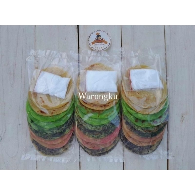 Jual 10pcs Roti Canai Maryam Konde Mini Varian Rasa Rainbow Campur