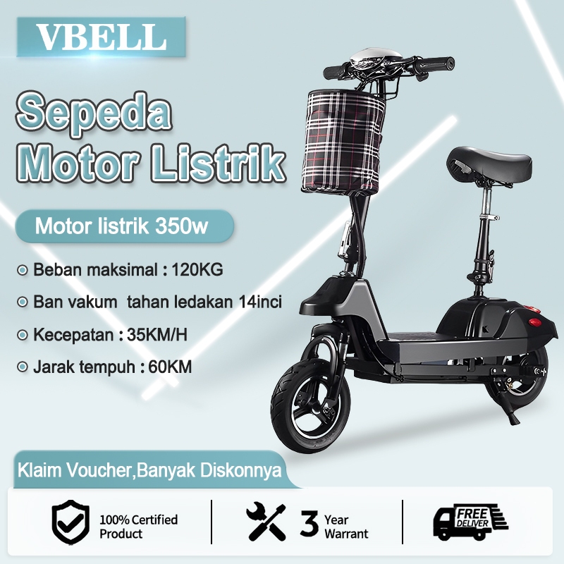 Jual Sepeda Motor Listrik / motor berkecepatan tinggi 24V berdaya ...