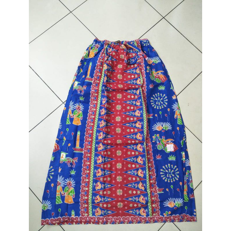 Jual New|| Rok Tumpal Anak Motif Ondel-Ondel/Rok Betawi/Rok Encim Anak ...