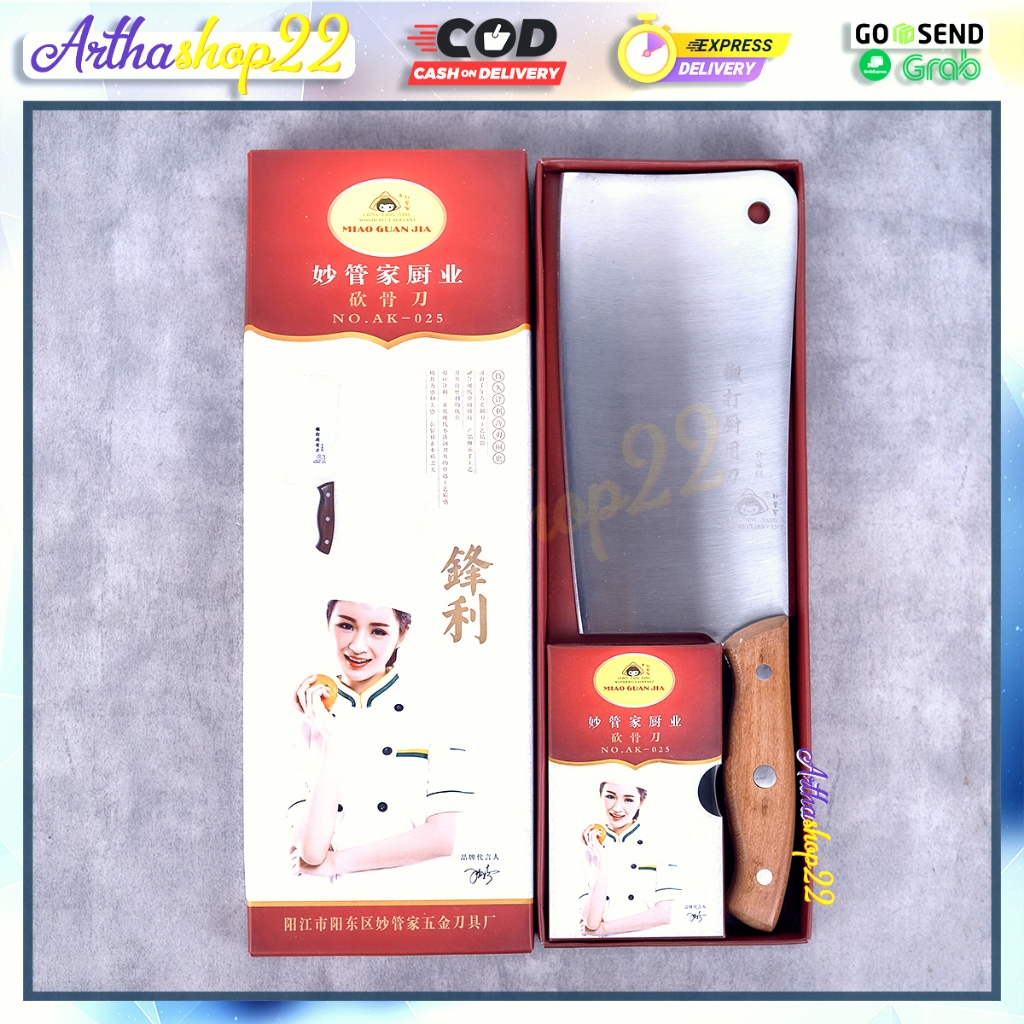 Jual Golok daging Stainless Pisau Daging Tebal Pisau Cincang Tulang ...