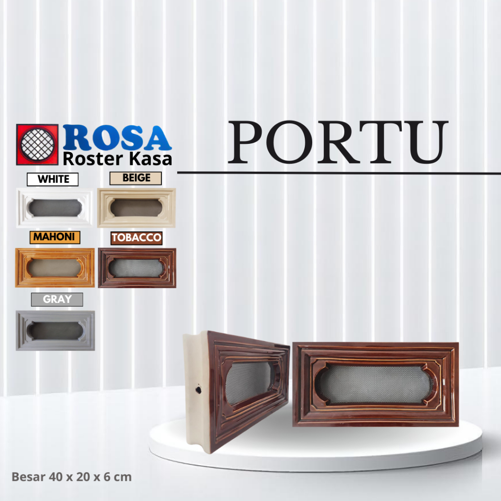 Jual Roster Keramik Rosa Portu / Loster / Anti Tampias / Lubang Angin ...