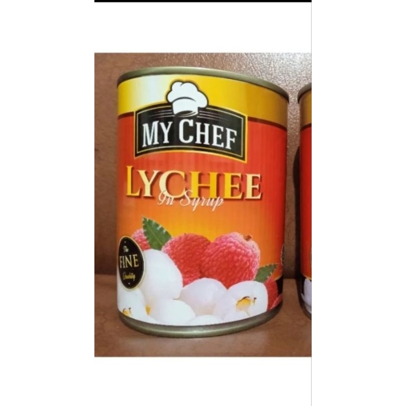 Jual MyChef My Chef Lychee in Syrup Kaleng Kelengkeng 565 gr | Shopee ...