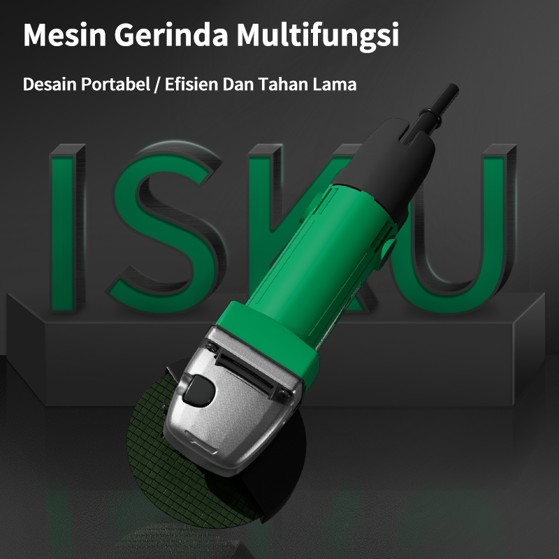 Jual ISKU Mesin Gerinda Tangan 500W Angle Grinder Multifunction/Hand ...