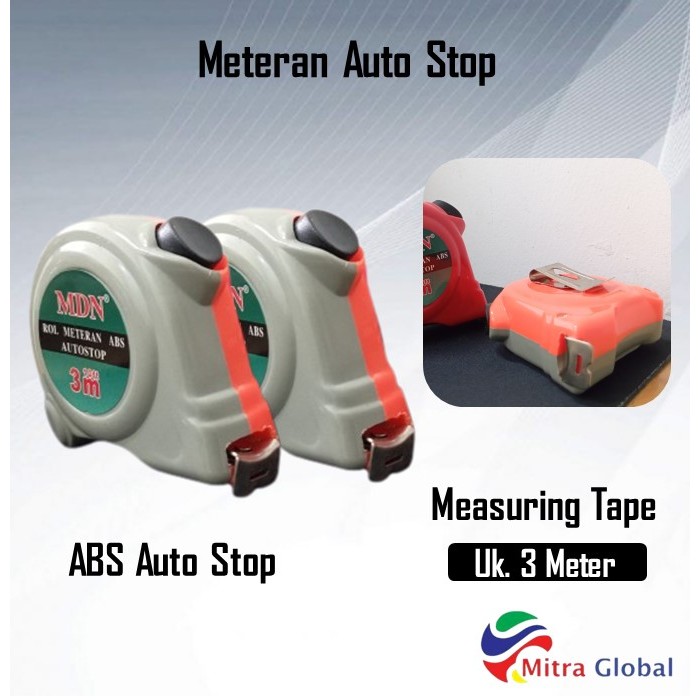 Jual Measuring Tape Meteran Auto Stop 3 Meter / Meteran Auto Lock 3M ...