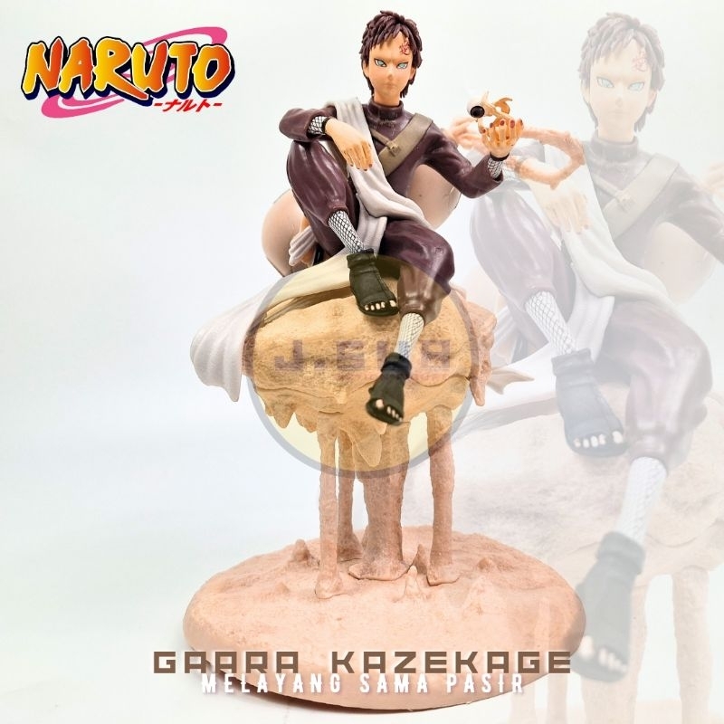 Jual Action Figure Gaara Statue Naruto Sitting On Sand Stone Kazekage ...