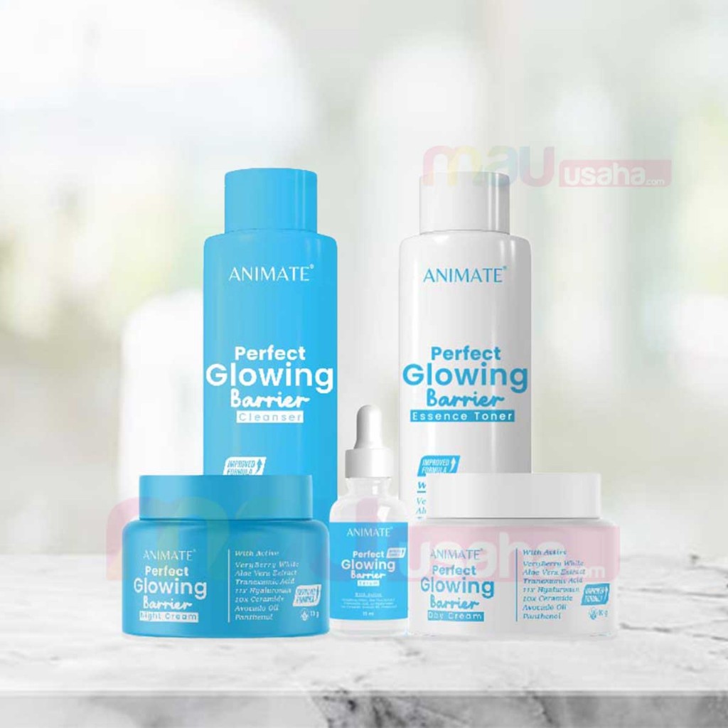 Jual Animate Glowing Barrier Series Krim Pemutih Day Cream Animate ...