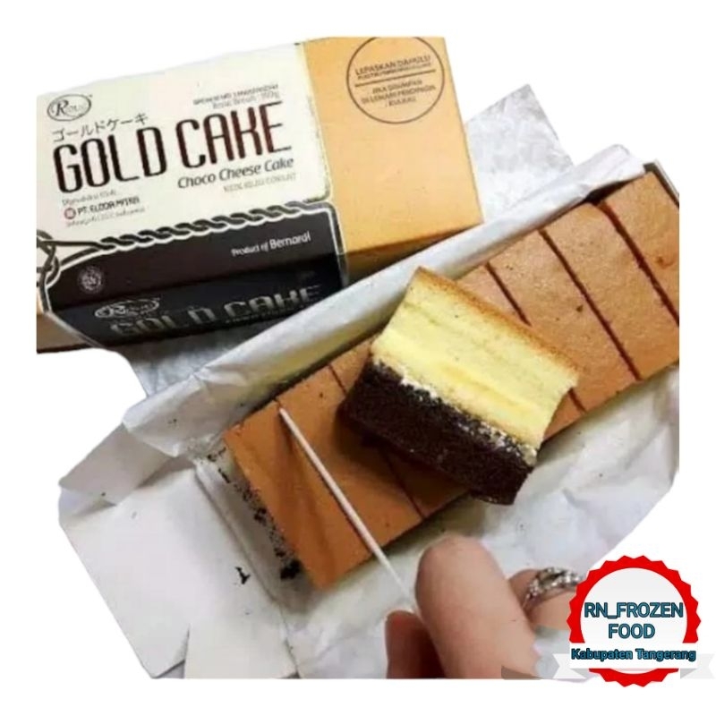 Jual RIOUS Choco Cheese Japanese Gold Cake | Shopee Indonesia