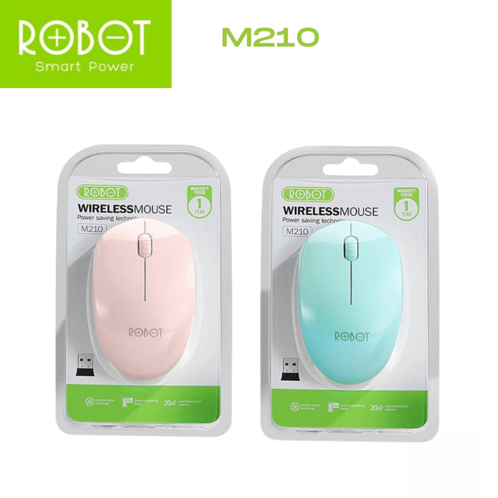 Jual Mouse Robot M210 2.4G / Mouse Robot M205 Wireless Optical 2.4ghz ...
