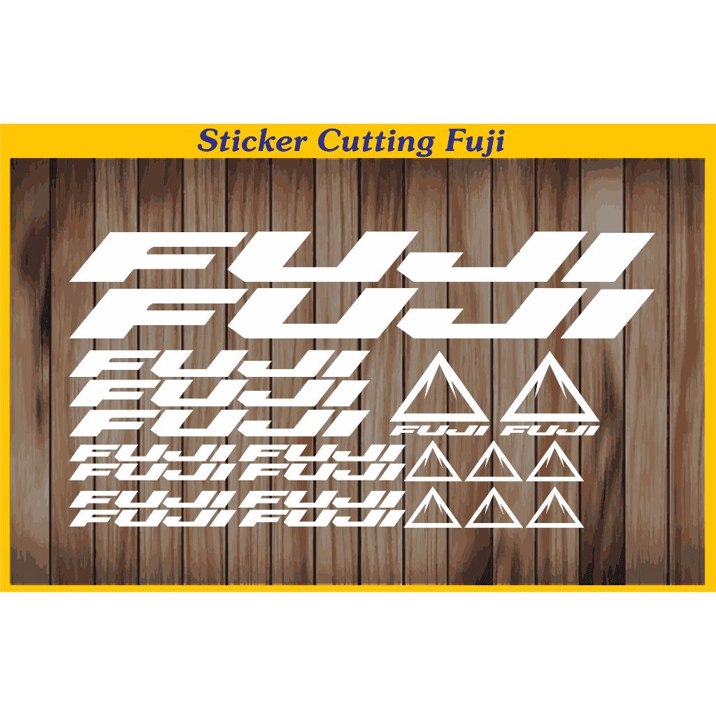 Jual Stiker cutting Pack Sepeda Fuji - Bicycle Decal Sticker | Shopee ...