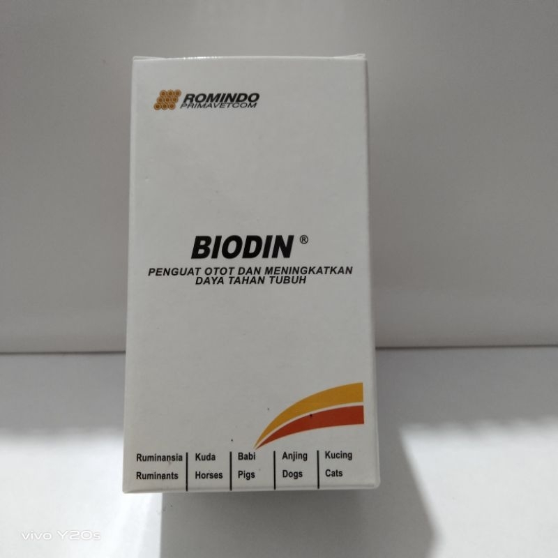 Jual Biodin 50 ml (penguat otot dan meningkatkan daya tahan tubuh ...