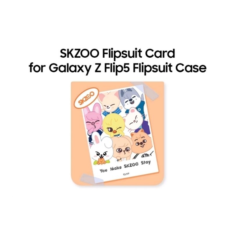 Jual SKZOO Flip Suit Card For Galaxy Z Flip5 Flipsuit Case | Shopee ...