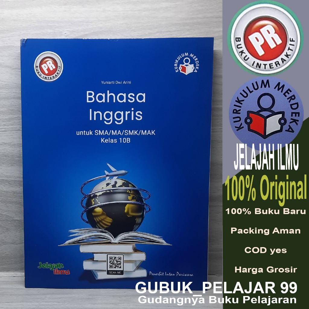 Jual Buku Interaktif PR Bahasa INGGRIS 10B Kelas 10 Semester 2 SMA/MA Kurikulum Merdeka Penerbit ...
