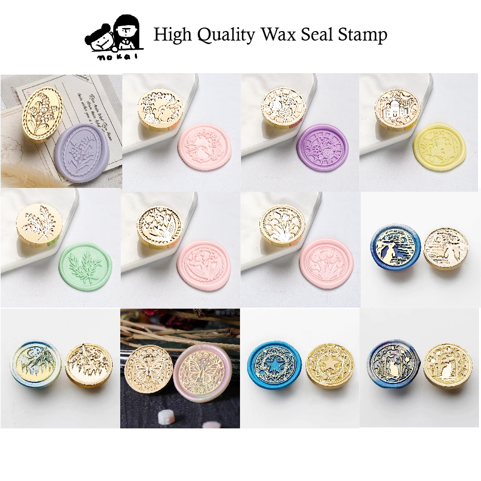 Jual [Nokai Space] READY High Quality Vintage Aesthetic Wax Seal Stamp ...