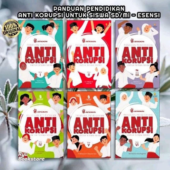 Jual Buku Panduan Anti Korupsi Untuk SD/Mi Kelas 1,2,3,4,5,6 Penerbit ...