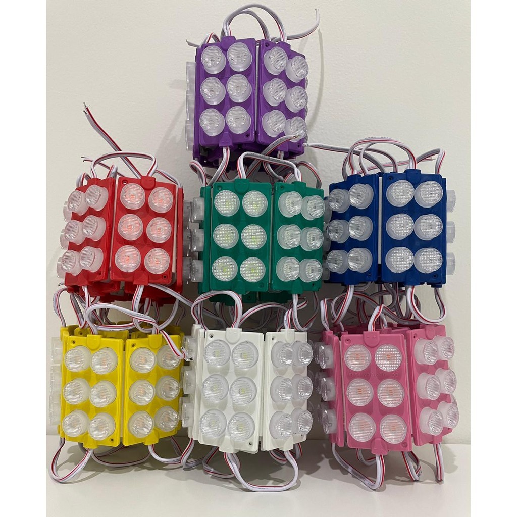 Jual LAMPU LED KOLONG 6 MATA BESAR 2x3 24 VOLT WATERPROOF LAMPU VARIASI ...