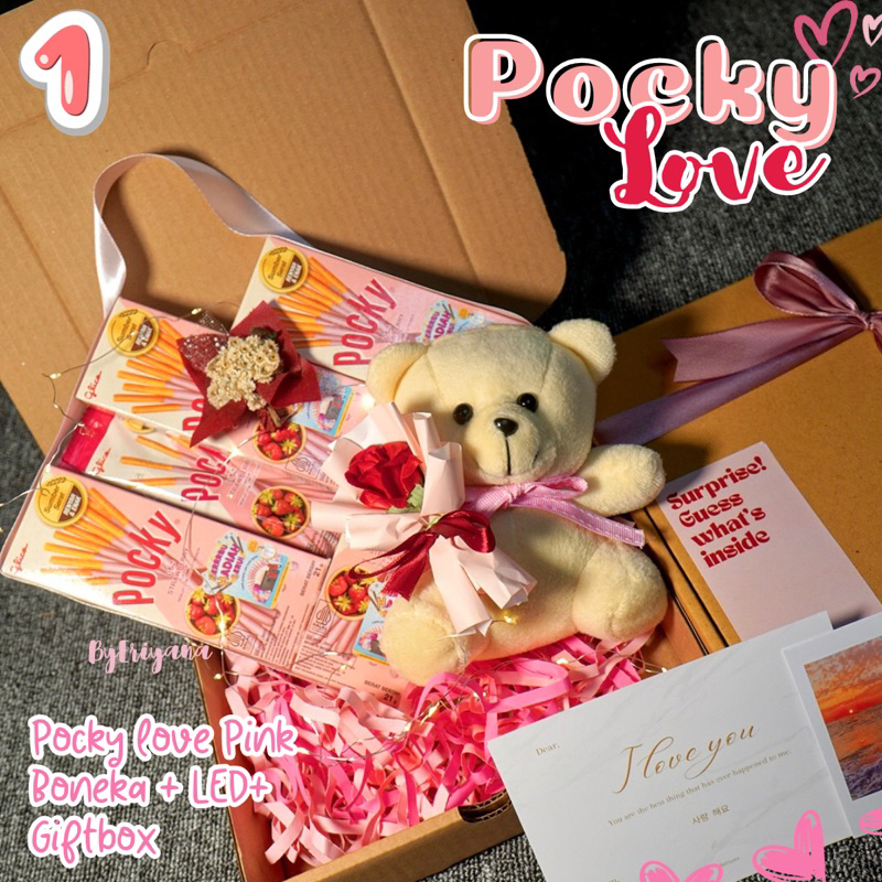 Jual Pocky Love Hampers Snack Box Kado Ulang Tahun Pacar Kado Valentine ...