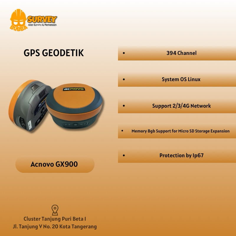 Jual Gps Geodetik RTK GNSS Acnovo gx900 Baru | Shopee Indonesia