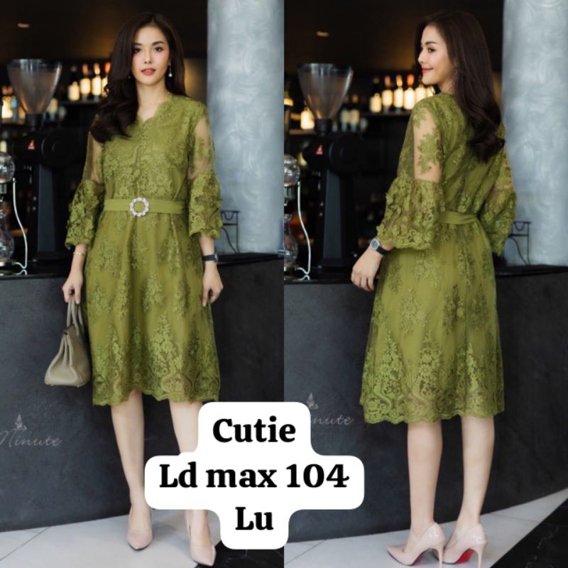 Jual DRESS BRUKAT BANGKOK CUTIE MINUTE GAUN PARTY | Shopee Indonesia