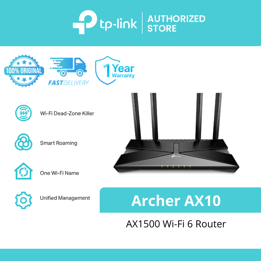 Jual TP Link Archer AX10 V1.2 AX1500 Wi Fi 6 Router WiFi Sharing Device ...