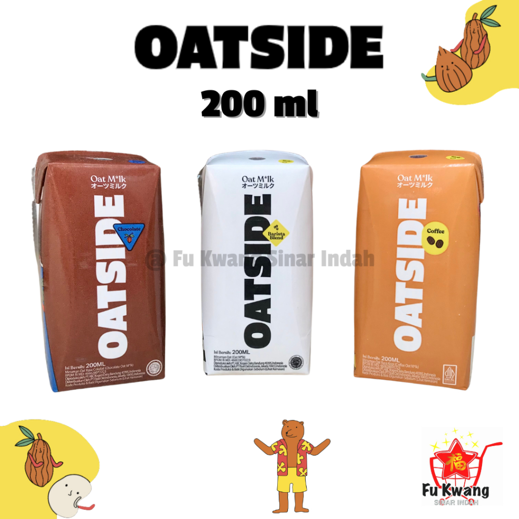 Jual Oatside Mini Susu Oat Milk Gandum Vegan Oatmilk - Barista Blend ...