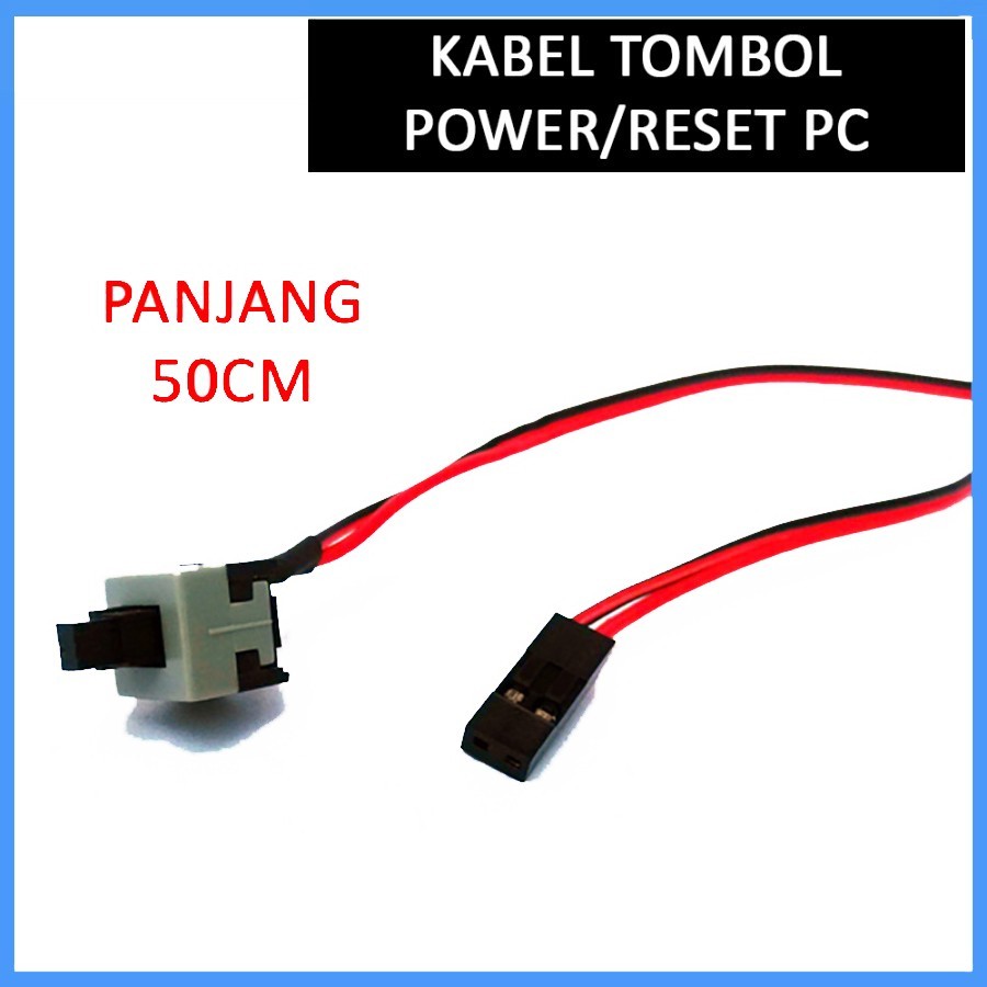 Jual Kabel Tombol Power Atau Reset Switch Front Panel Komputer PC ...