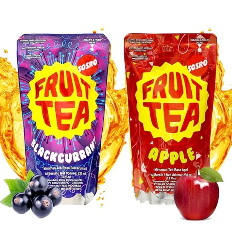 Jual Fruit Tea Pouch 200ml (SATUAN) | Shopee Indonesia