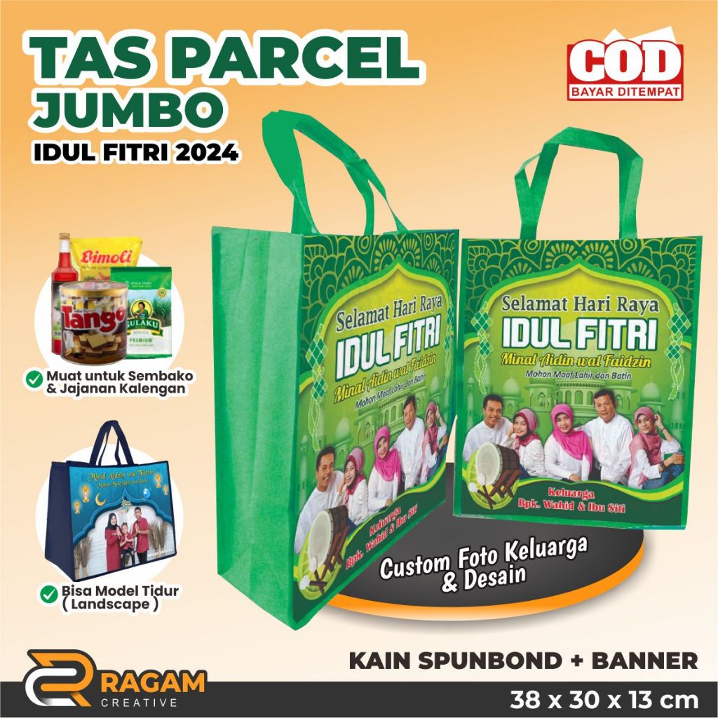 Jual Tas Parsel Lebaran Idul Fitri 2025/ Goodie Bag Idul Fitri/ Tas ...