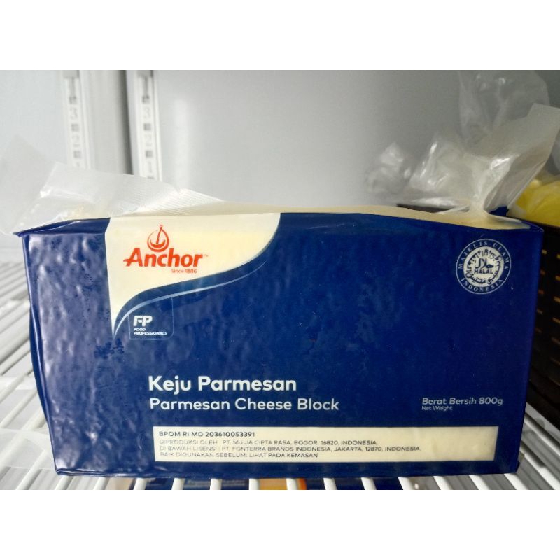 Jual Parmesan Block Anchor 800gr (Hanya Kiriman Instan) | Shopee Indonesia