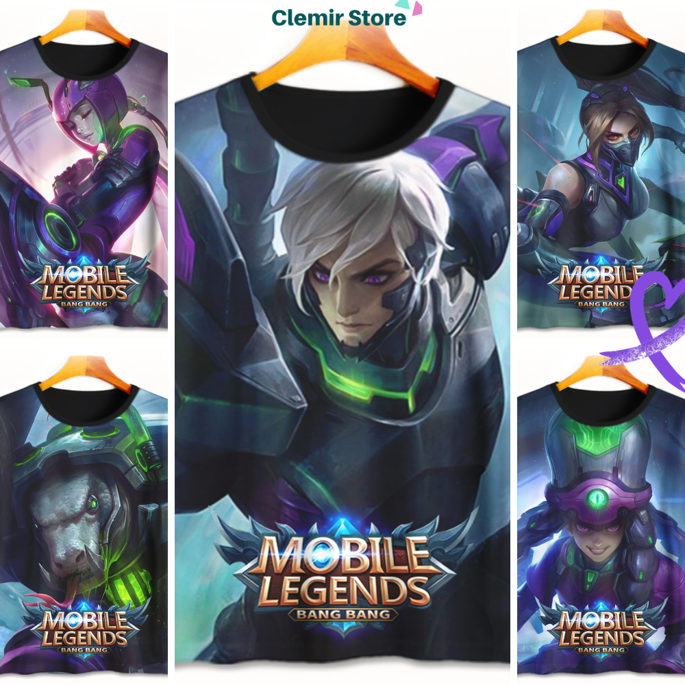 Jual Kaos Anak Mobile Legends Venom Hero Angela Grock Gusion Hanabi ...