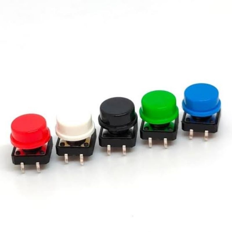 Jual Tactile 4 pin momentarily micro switch push button 12x12x7.3 mm ...