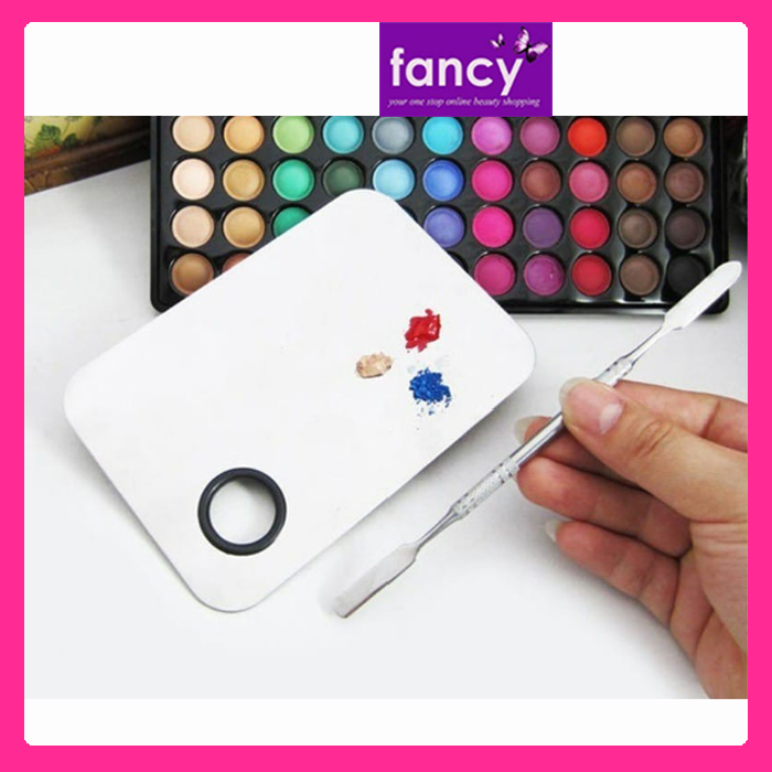 Jual Mixing Palette Stainless BESAR 15x10 cm Make Up Palet Mix | Shopee ...