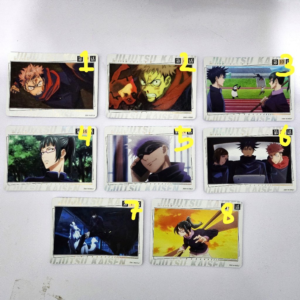 Jual [OFFICIAL LICENSED] Kartu Koleksi Jujutsu Kaisen N Holo Original ...