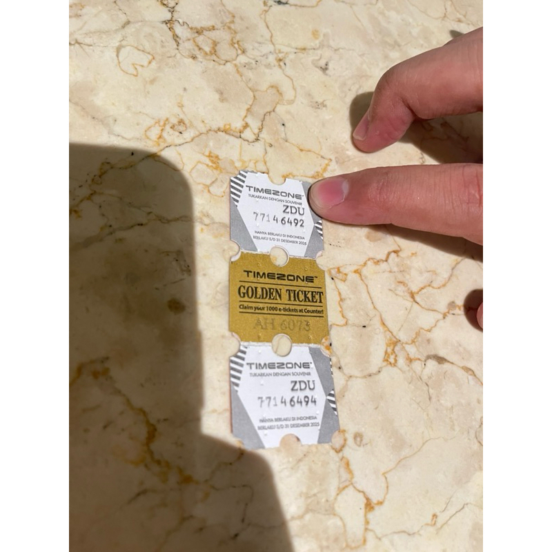 Jual OBRAL GOLD TIKET TIMEZONE | Shopee Indonesia