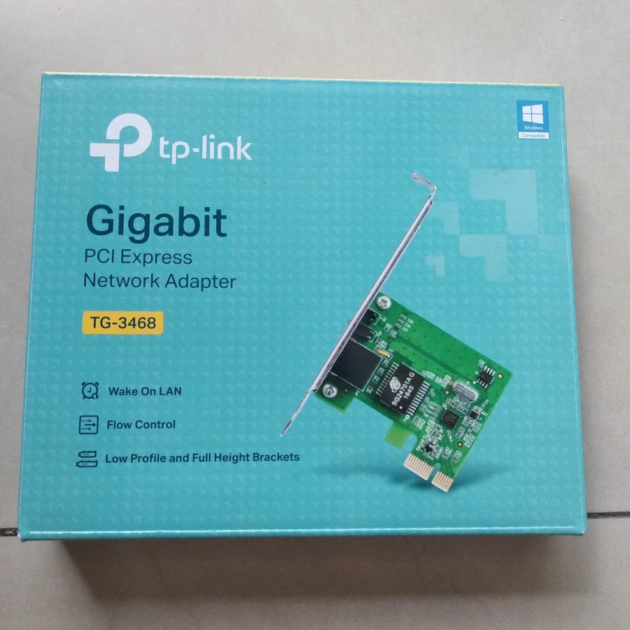 Jual Network Adapter TP-LINK PCI Express Lan Card Gigabit TL TG-3468 TP ...