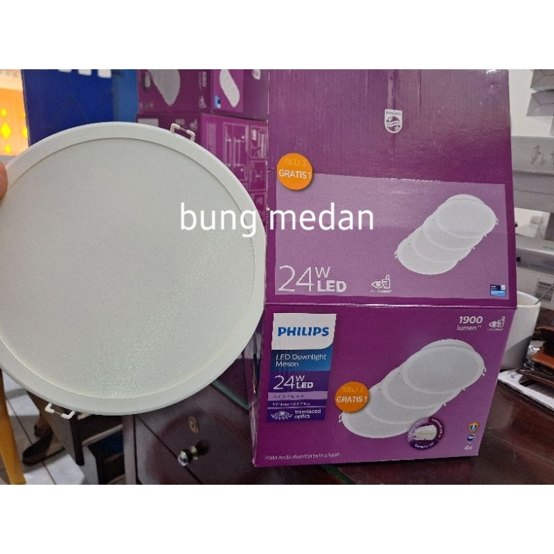 Jual Lampu Led PHILIPS Meson 24w 24 Watt PACK ISI 4 PUTIH DOWNLIGHT ...