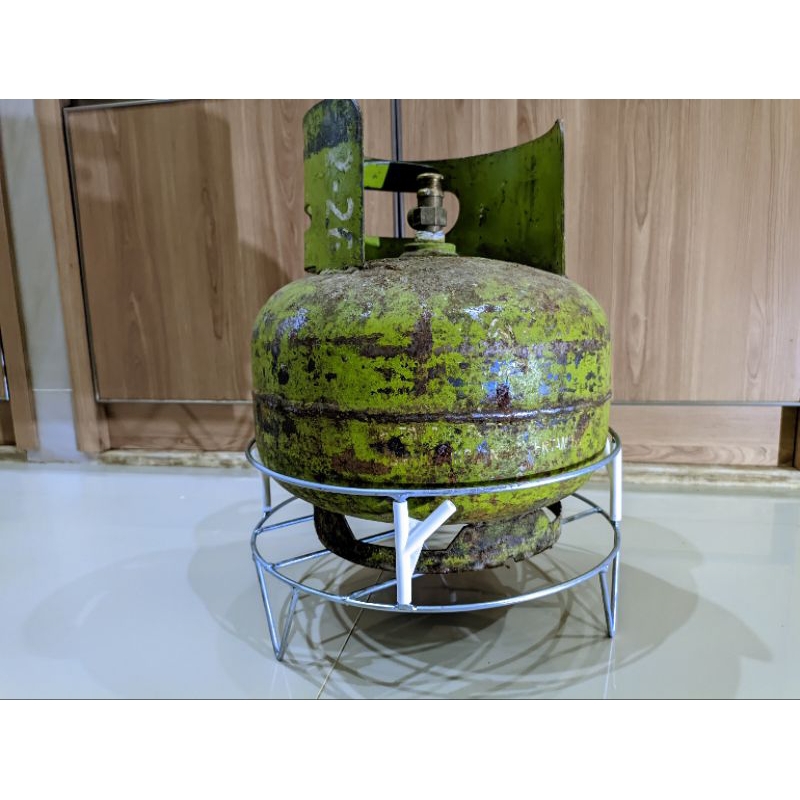 Jual Rak Tempat Tabung Gas 3kg Portable Bisa Di Bongkar Pasang(Tatakan ...