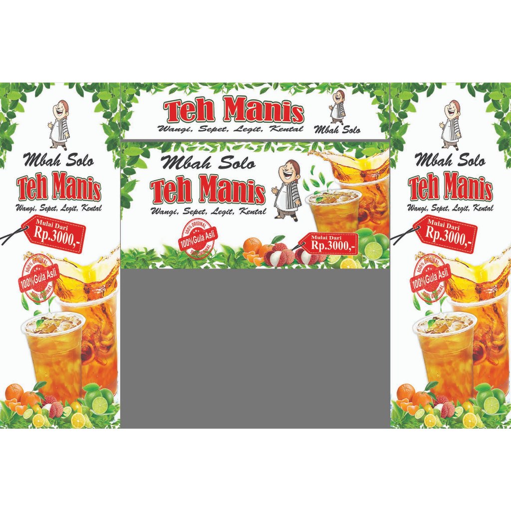 Jual Stiker Gerobak Es Teh Solo | Shopee Indonesia