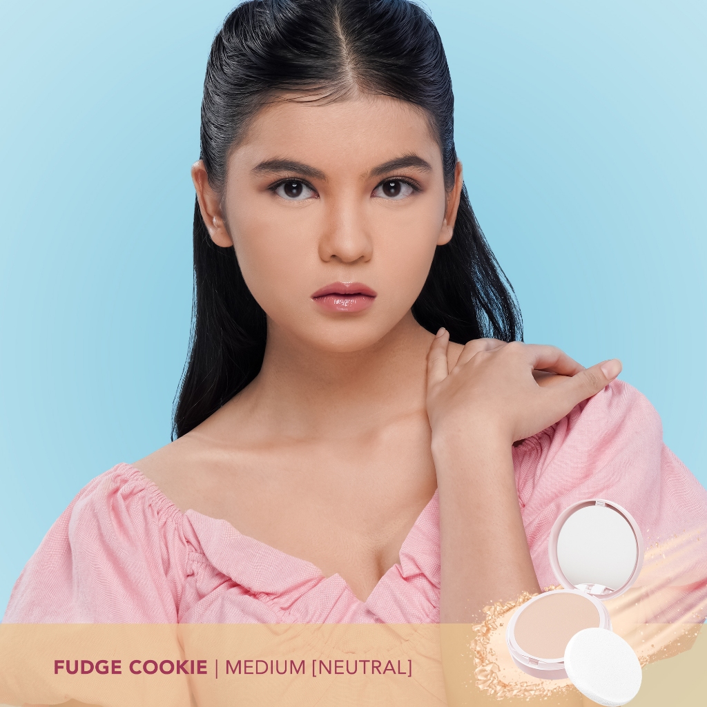 Jual Sea Makeup Acne Cover & Smooth Two Way Cake Pressed Powder and ...