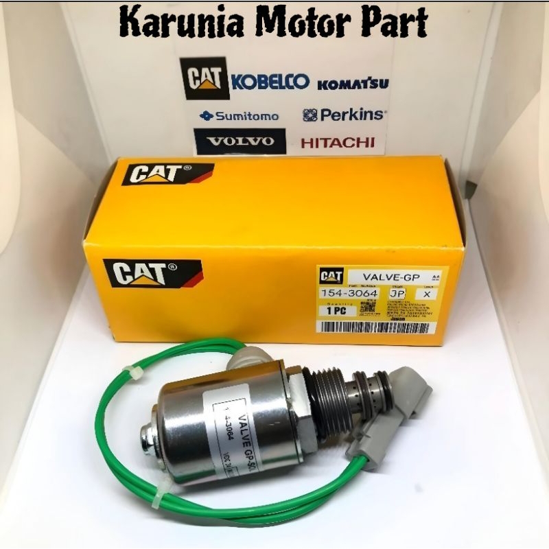 Jual Selenoid Valve Caterpillar 120H 120K 12H 12K Solenoid Valve 154 ...