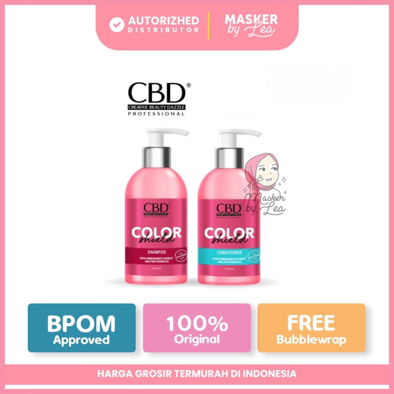 Jual CBD Shampoo Conditioner Color Shield Pomegranate Ekstrak / Shampoo ...