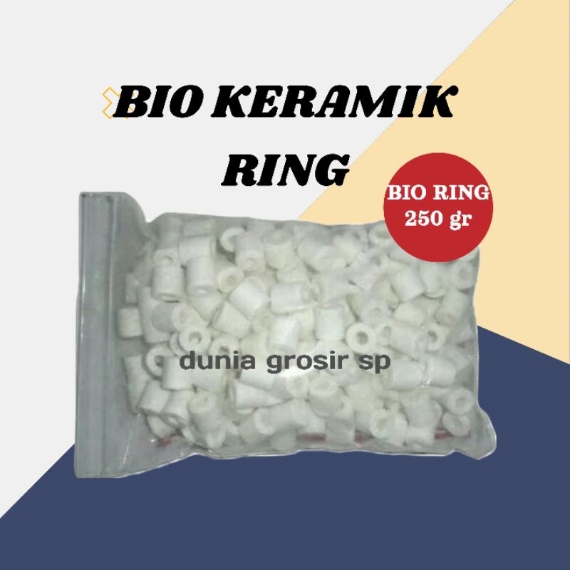 Jual BIO RING BIORING BIO KERAMIK RING 250 GRAM MEDIA FILTER AQUARIUM ...