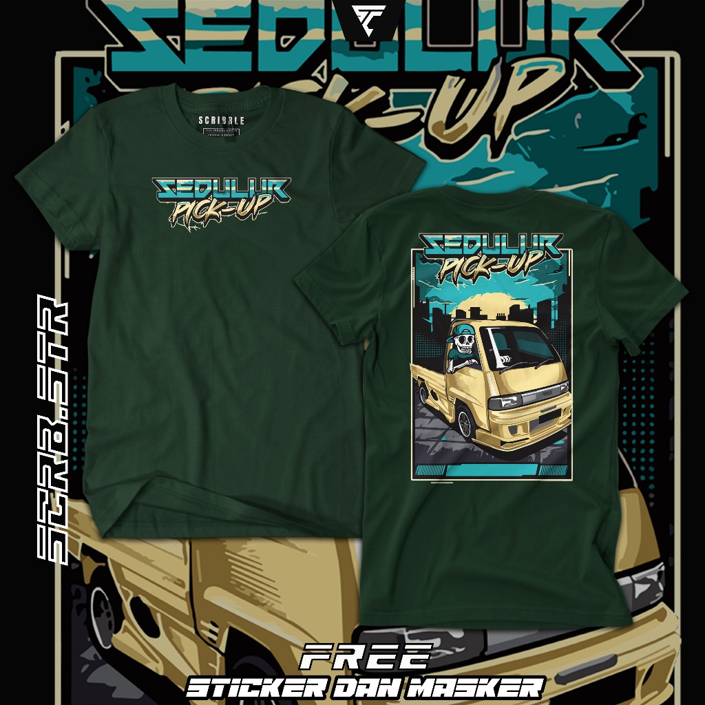 Jual Kaos Mobil Pick up | Baju Komunitas Mobil Pick UP Indonesia | Kaos ...
