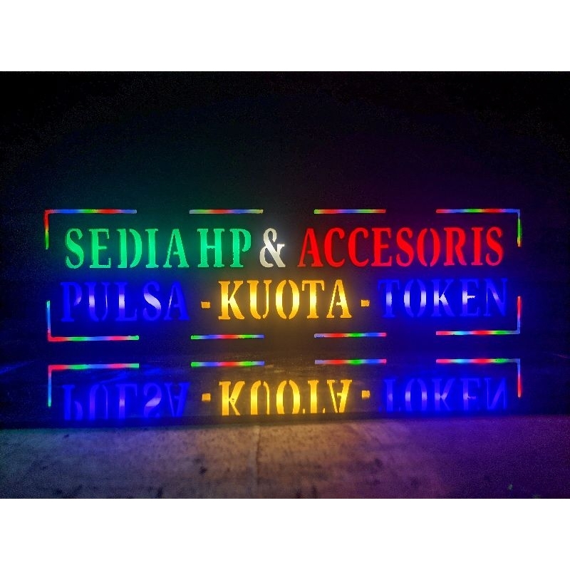Jual Lampu Sedia Hp & Accesoris Pulsa - Kuota - Token | Lampu Sign ...
