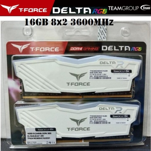 Jual Memory RAM GAMING RGB DDR4 TEAM DELTA 16GB KIT 8GB x 2 3200 3600 ...