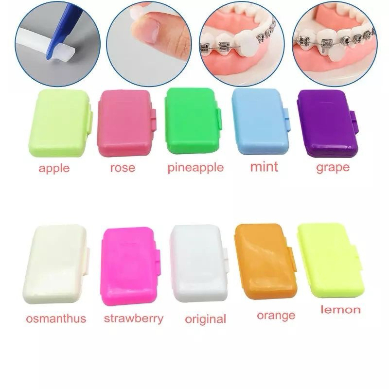 Jual (COD) Dental ortho wax/ orthowax / lilin behel/ lilin kawat gigi ...