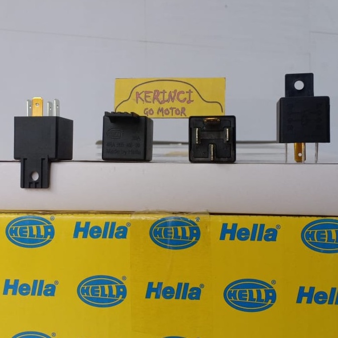 Jual MM RELAY HELLA KAKI 4 12V 3A RELAY KLAKSON HELLA RELAY LAMPU HELLA ...