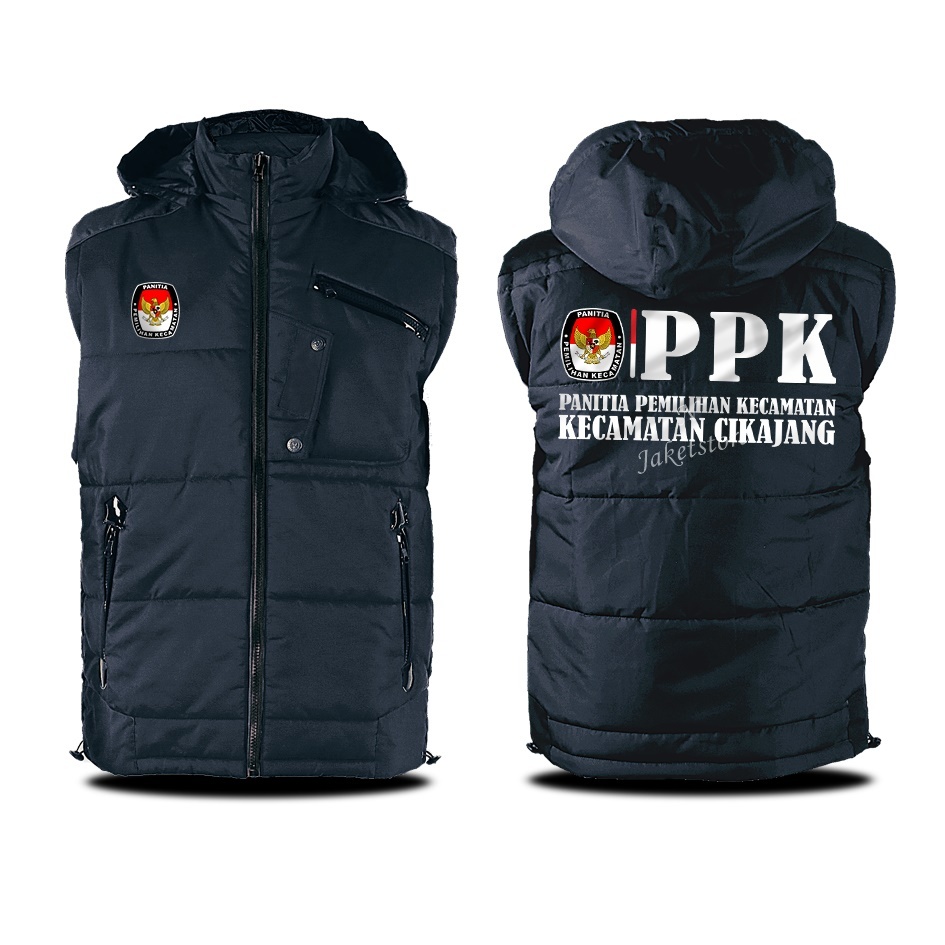Jual Rompi Logo PPK Logo Nama Daerah Bisa Custom Rompi Premium Tebal ...
